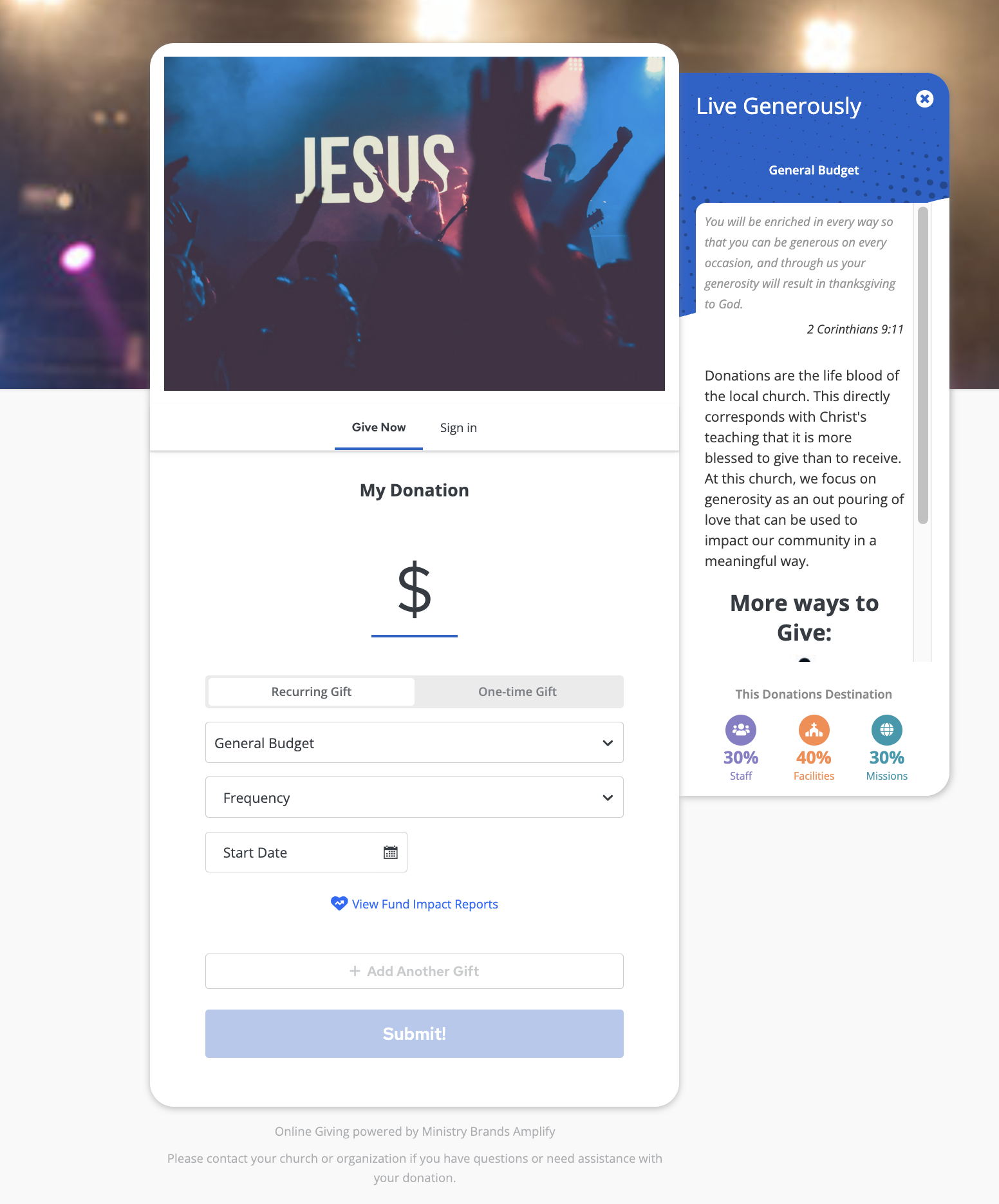 How to Log In to Your Giving Account – Donor Support